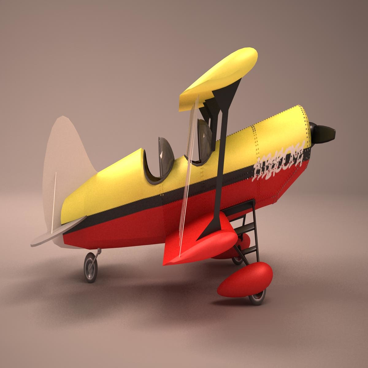 3ds acrobatic plane