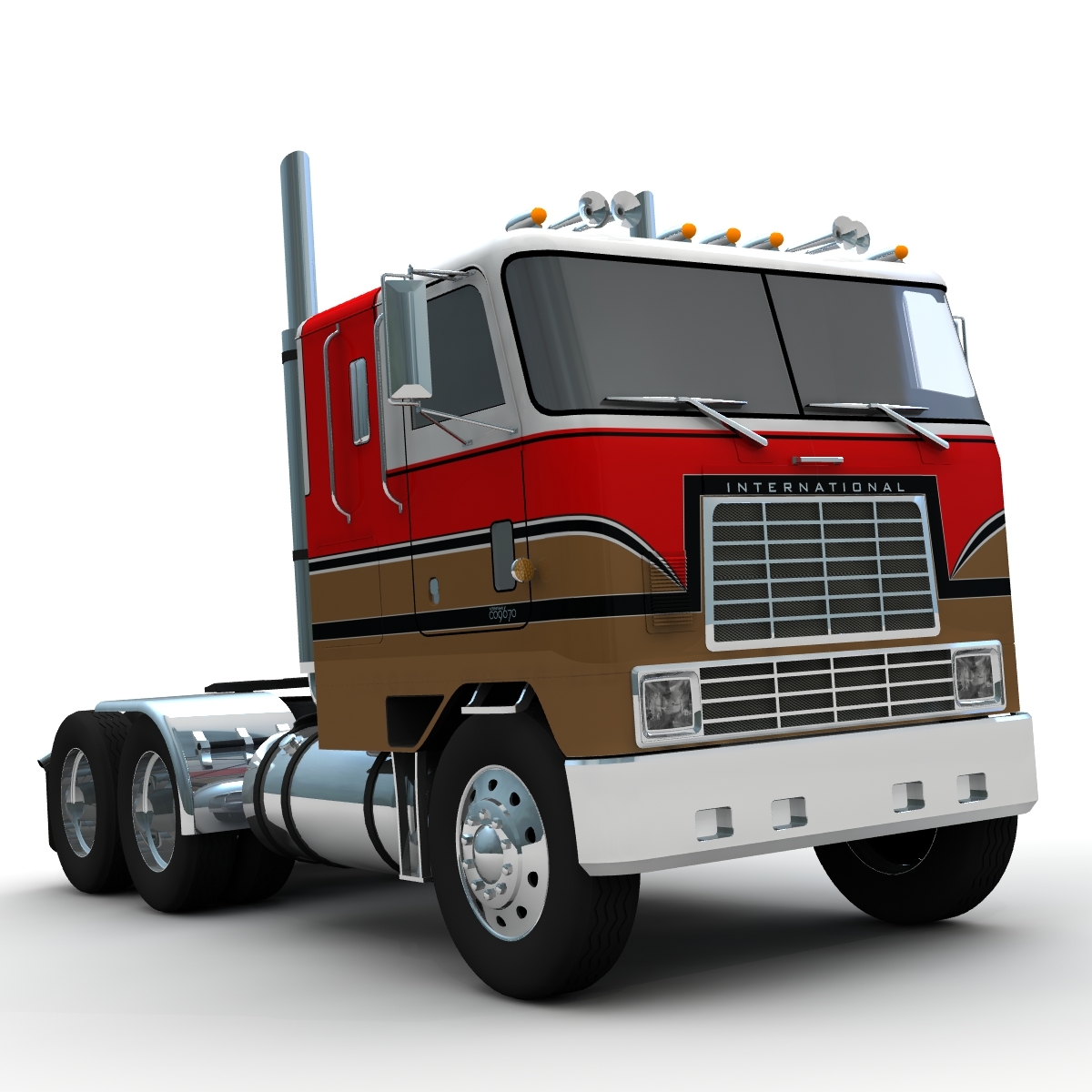 international 9670 cabover truck lwo