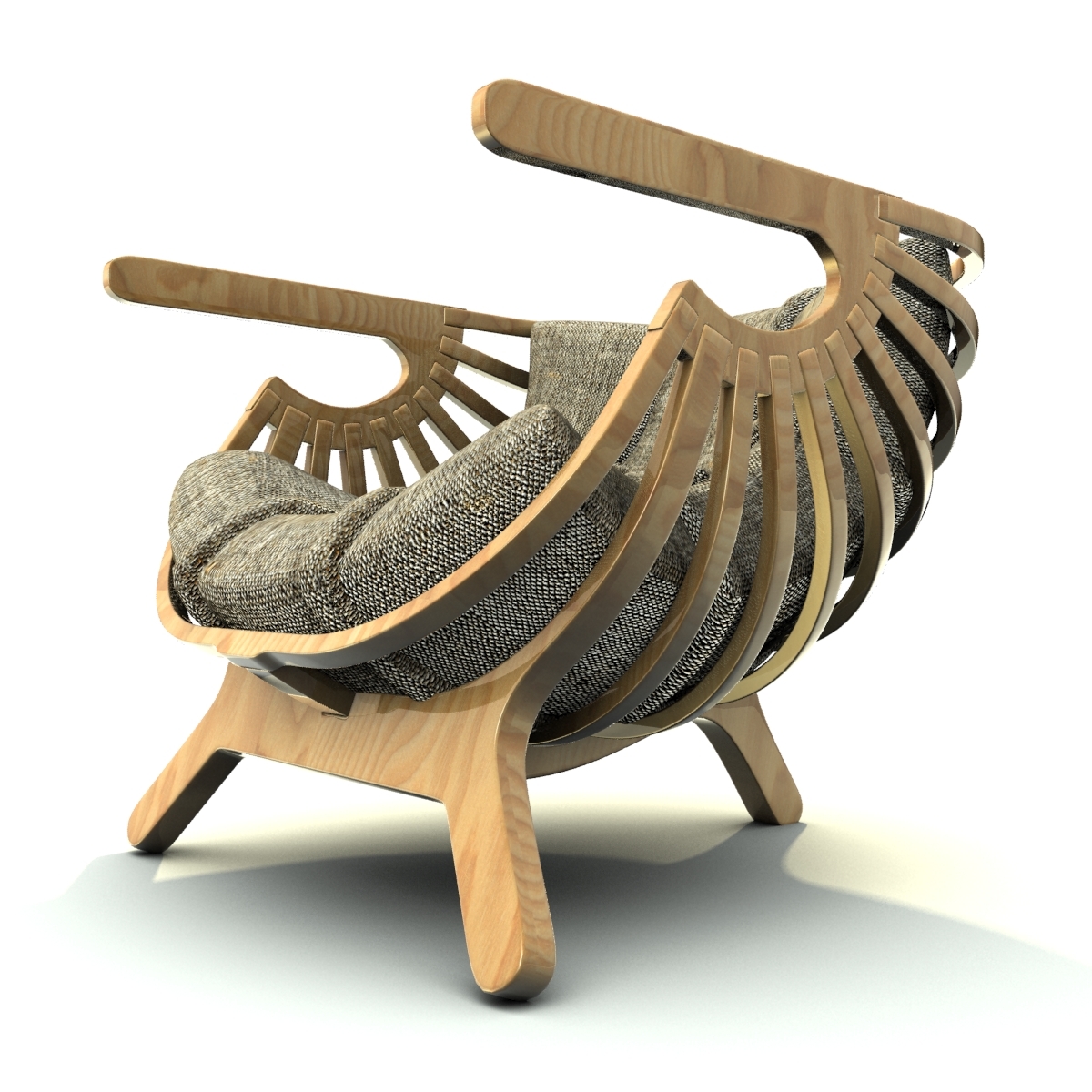 shell chair marco sousa dwg