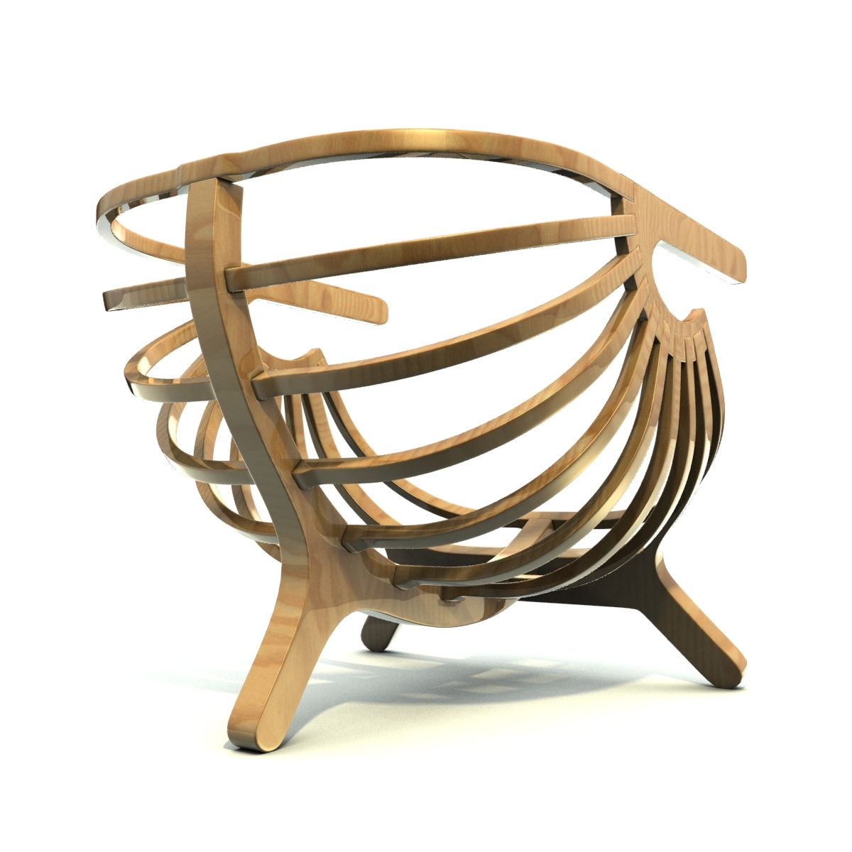 shell chair marco sousa dwg