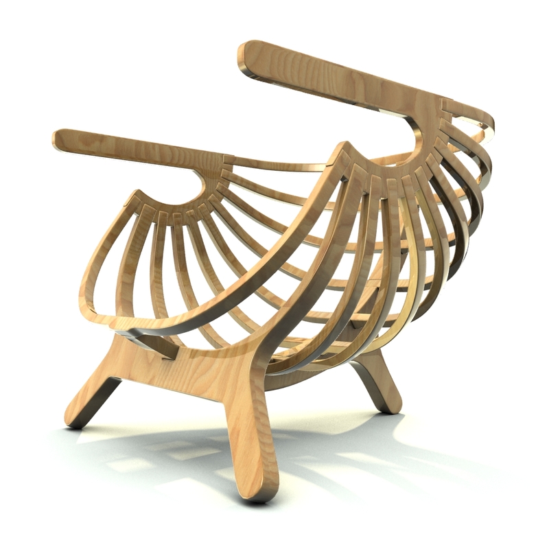 shell chair marco sousa dwg