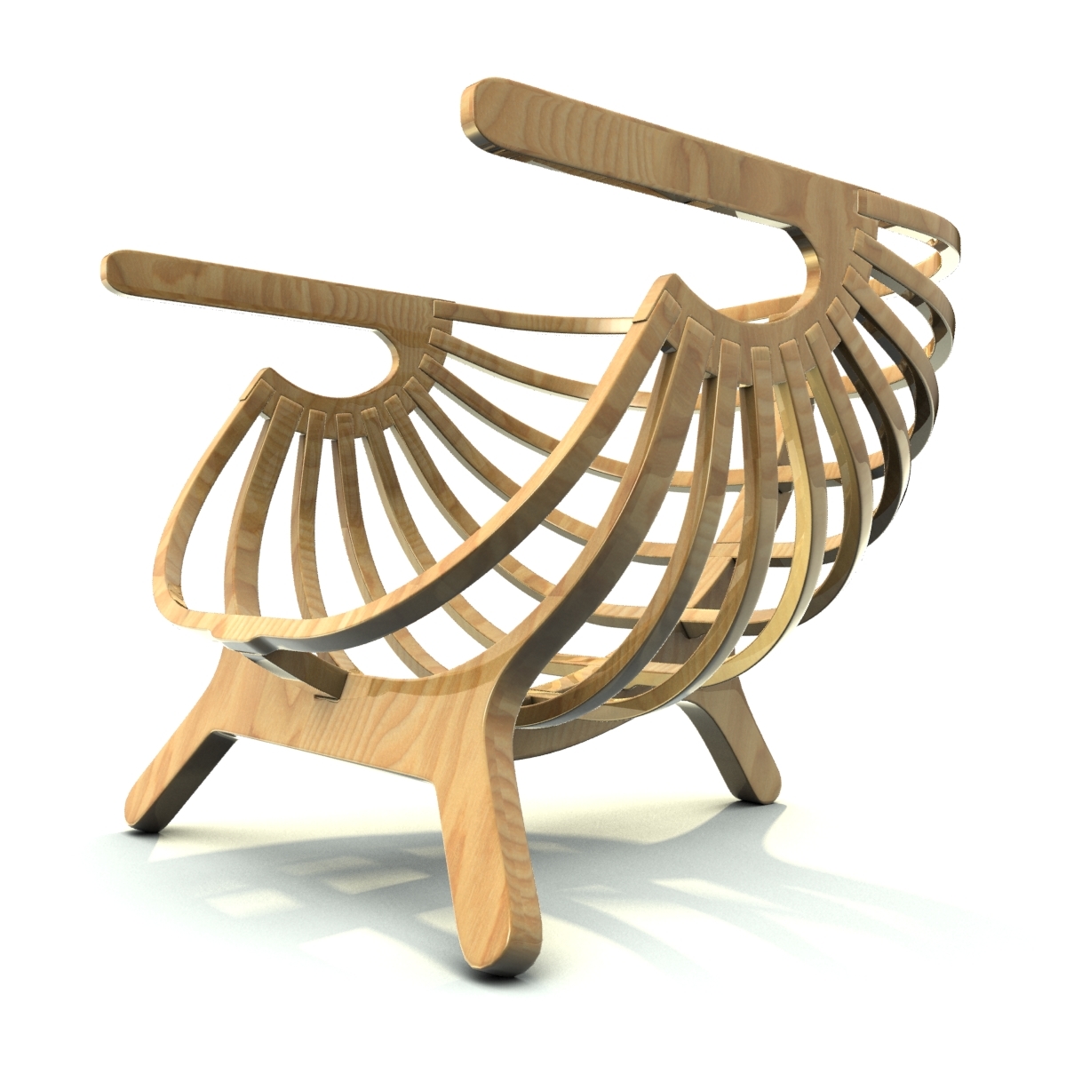 shell chair marco sousa dwg