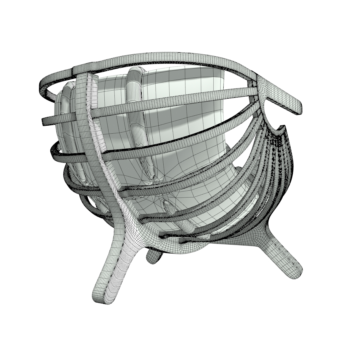 shell chair marco sousa dwg