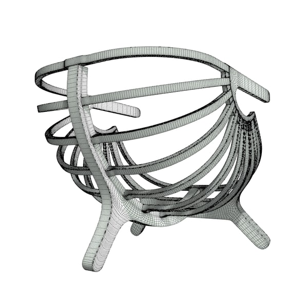 shell chair marco sousa dwg