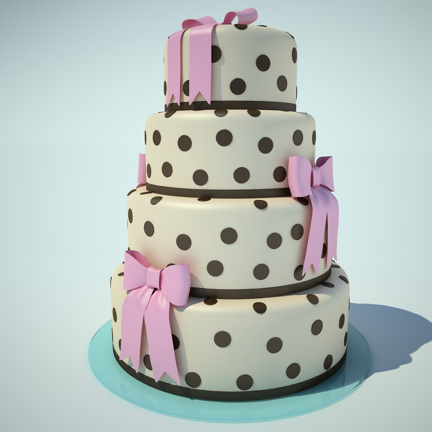 3d model wedding cake