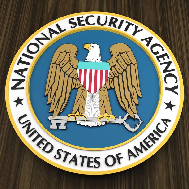 3d model national nsa seal