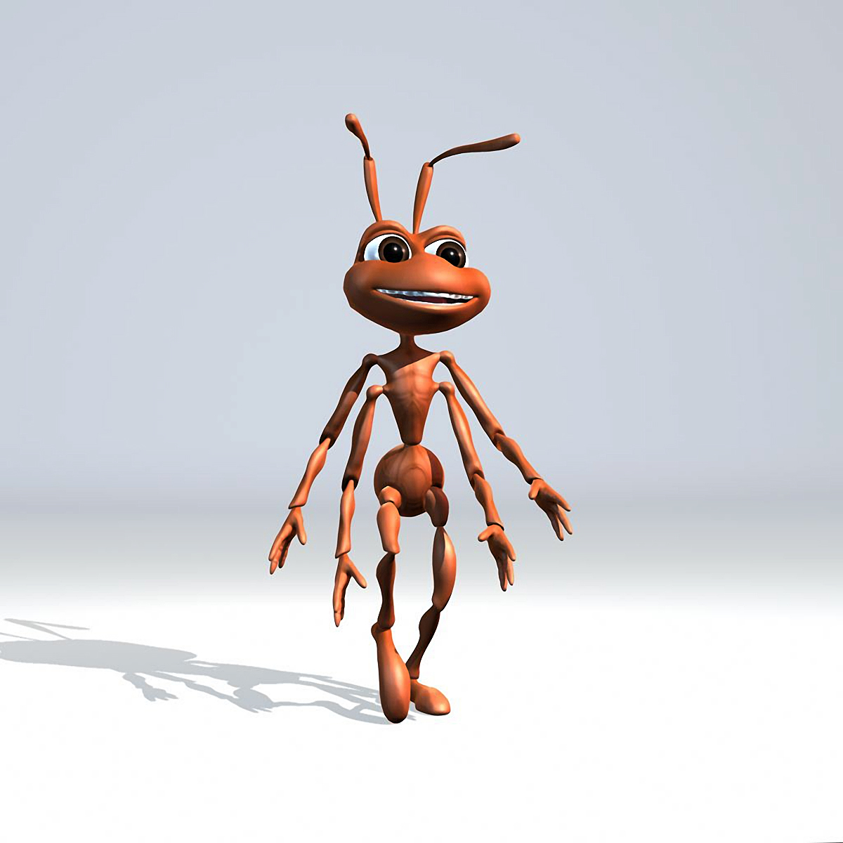 Worker Ant Rigged Animation Character 3d Max