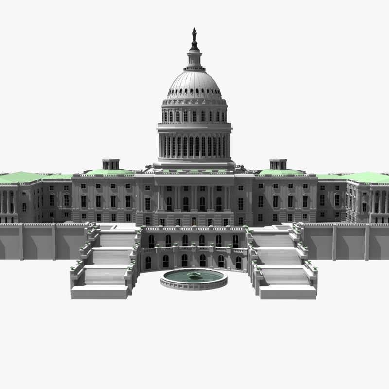 3d model united states capitol building