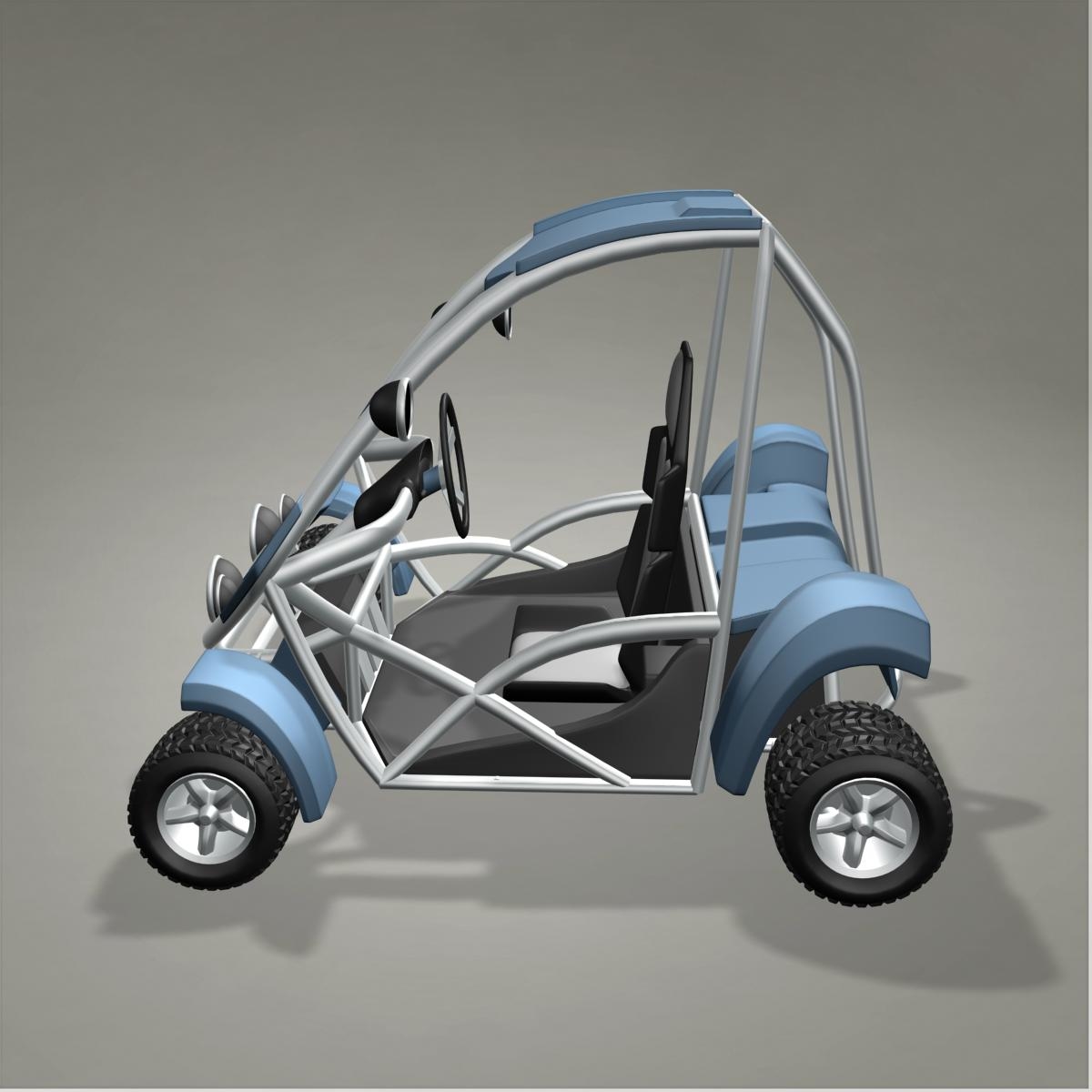 3d buggy cartoon model