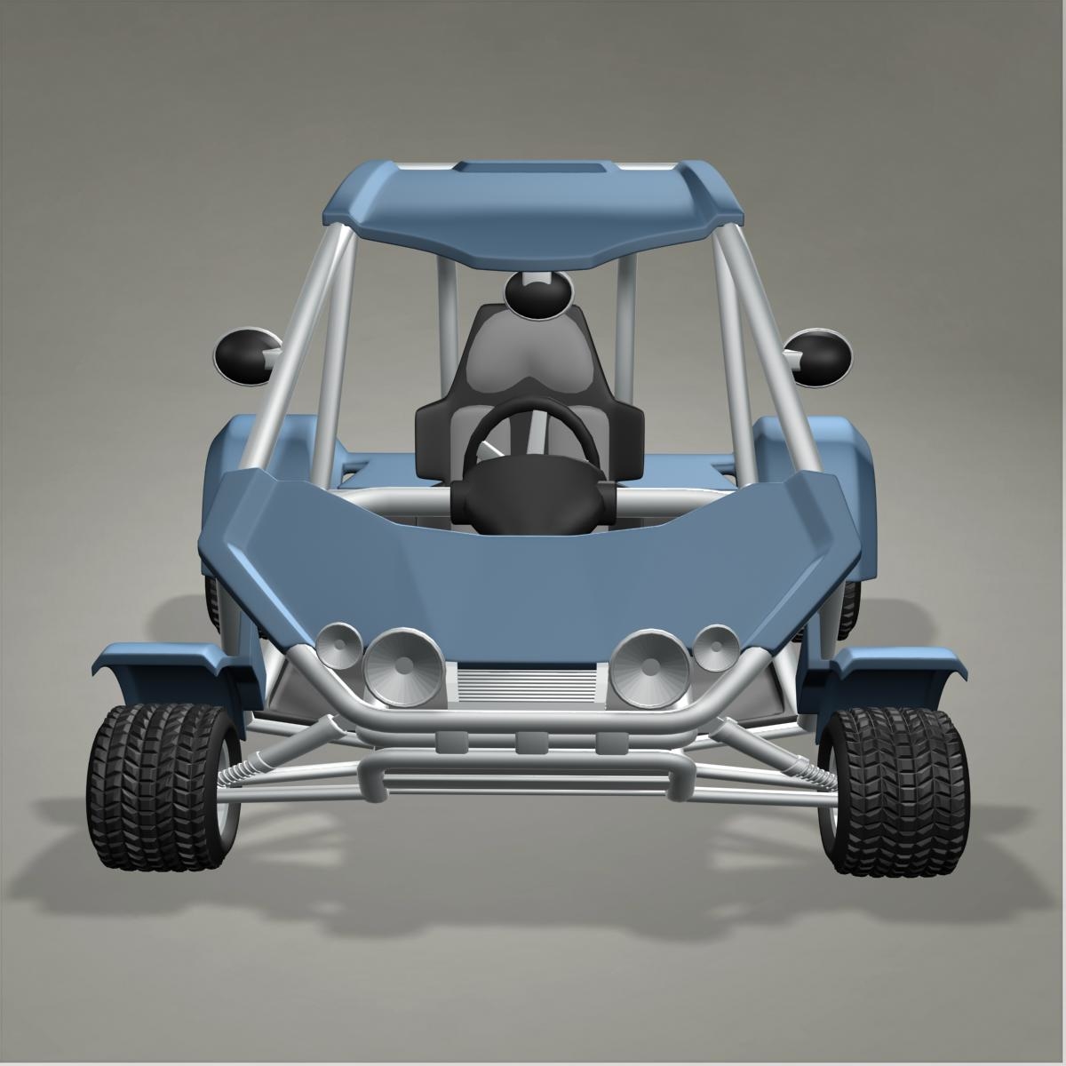 3d buggy cartoon model
