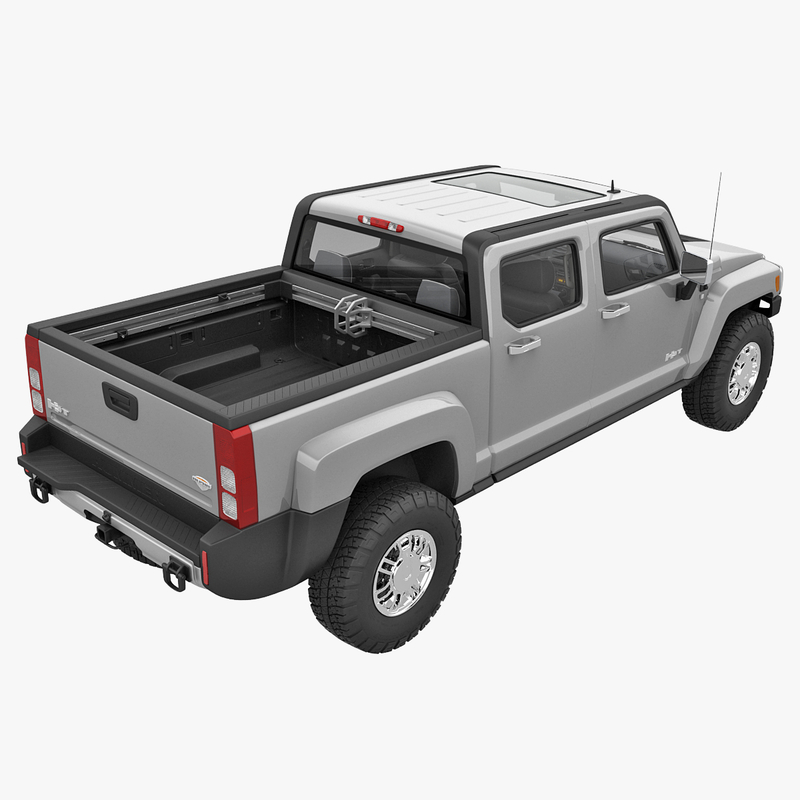 3d hummer h3t alpha 2009 model