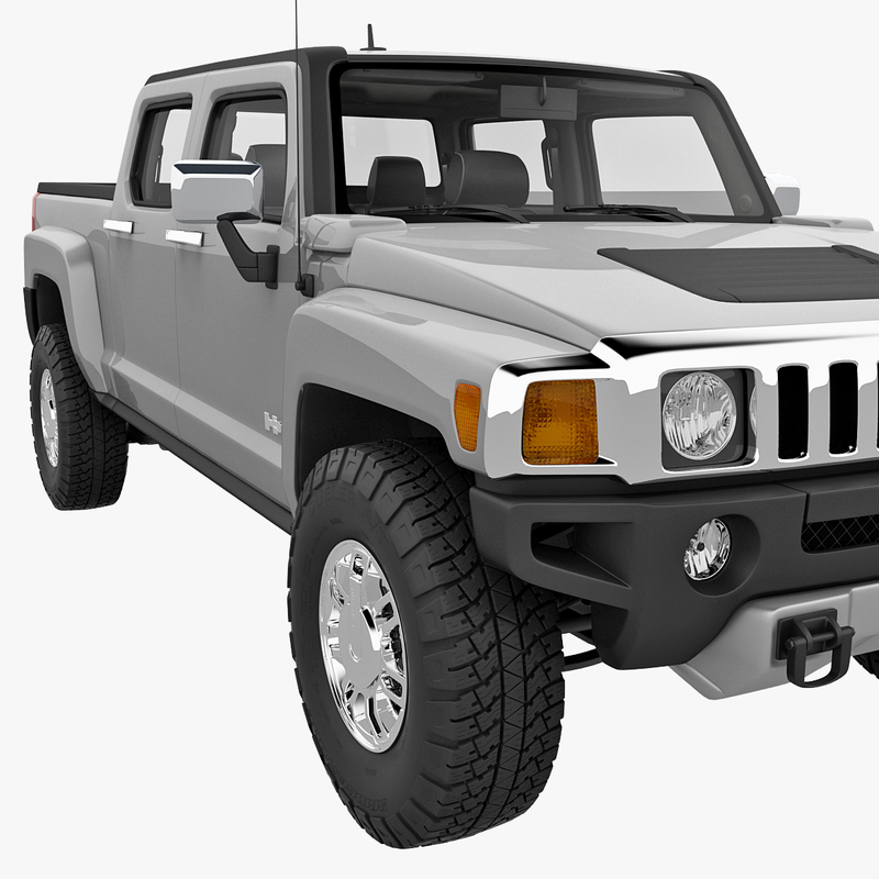 3d hummer h3t alpha 2009 model
