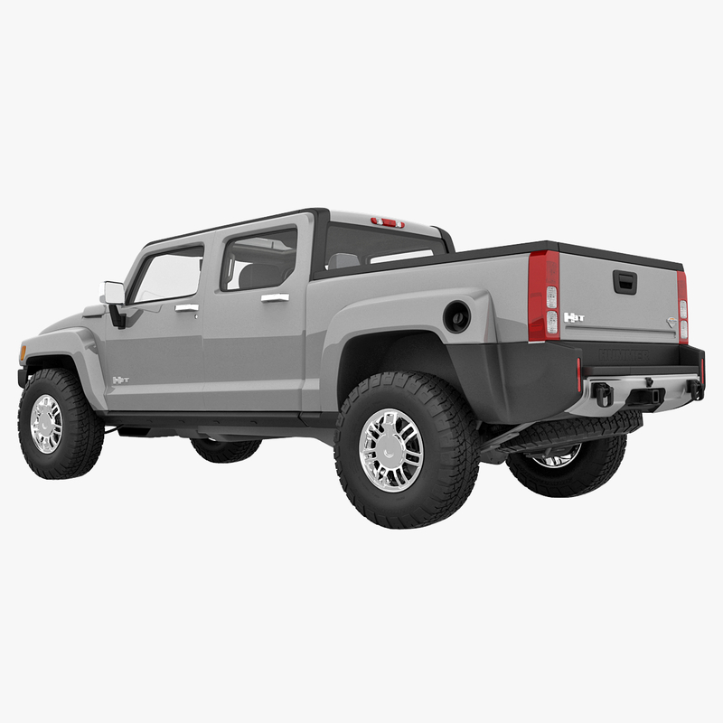3d hummer h3t alpha 2009 model