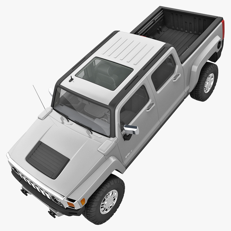 3d hummer h3t alpha 2009 model