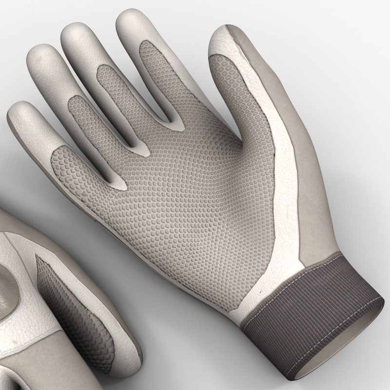 3ds max futuristic soldier gloves