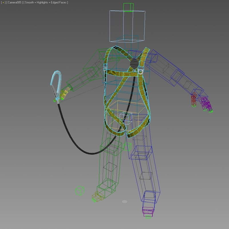 3d model of harness