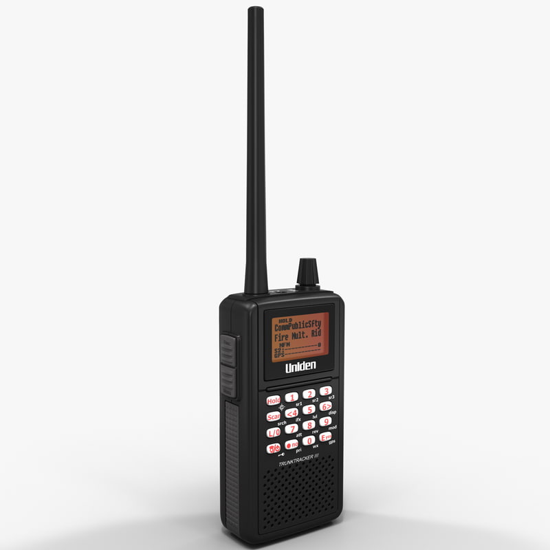 3d analog police scanner uniden model