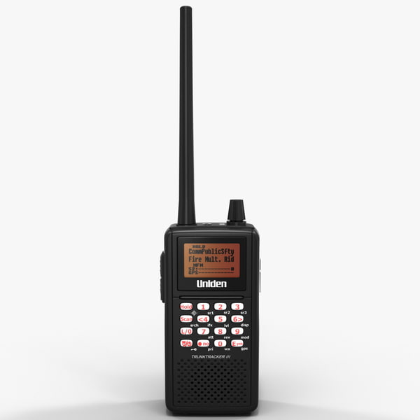 3d analog police scanner uniden model