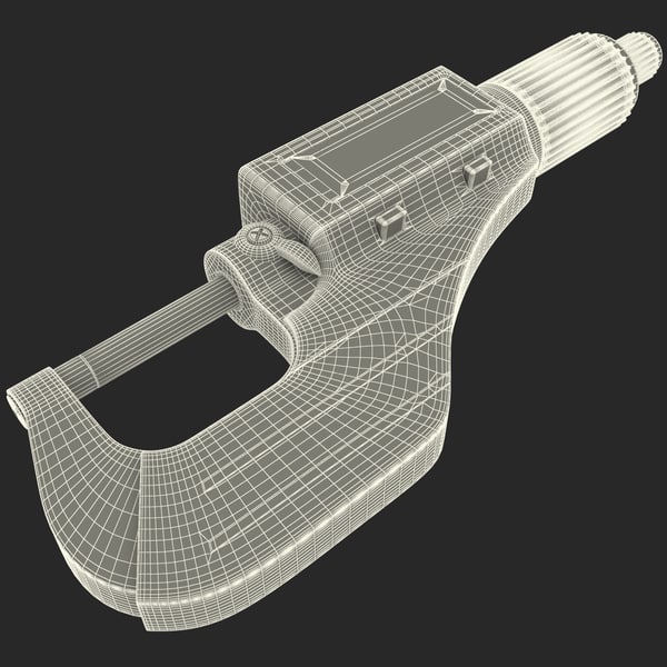 digital micrometer accuremote 3d model