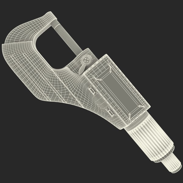 digital micrometer accuremote 3d model