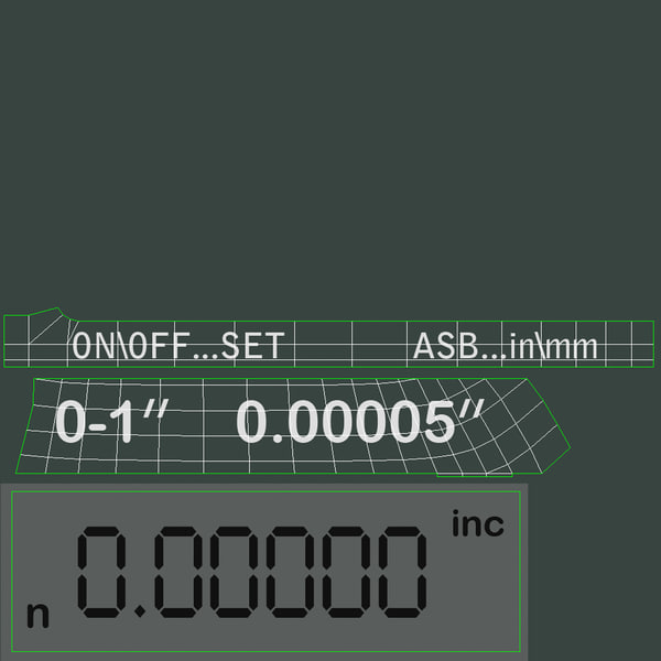 digital micrometer accuremote 3d model