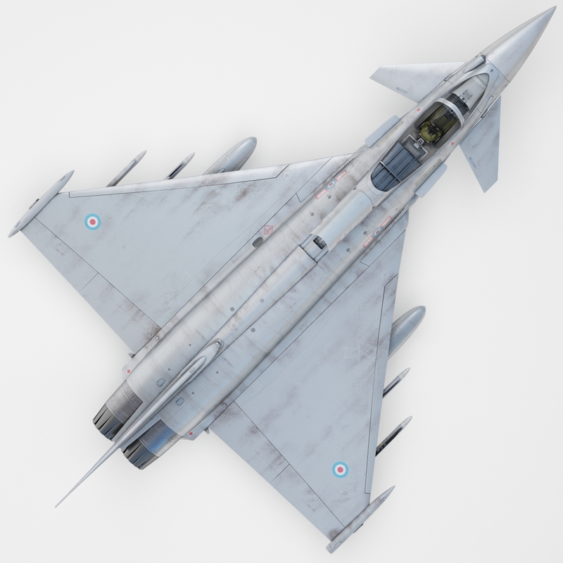 3d eurofighter typhoon ef2000 2