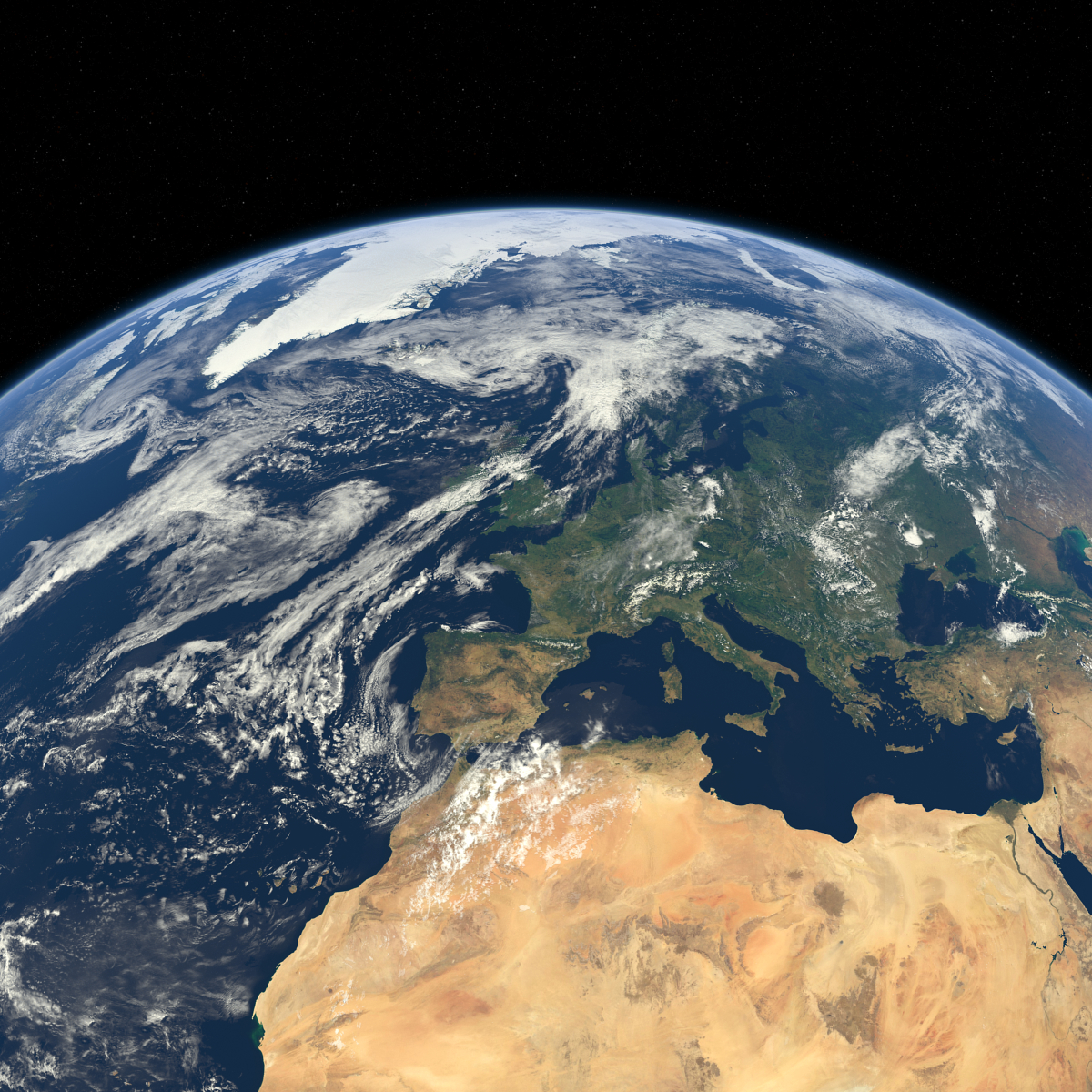 3ds realistic planet earth