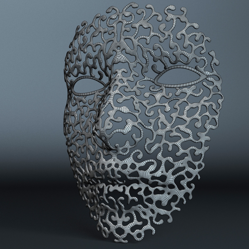 ornamental face mask