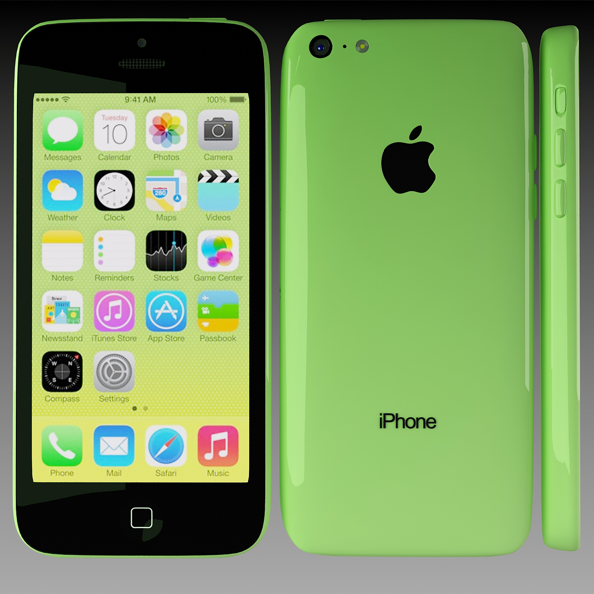 max apple iphone 5c green