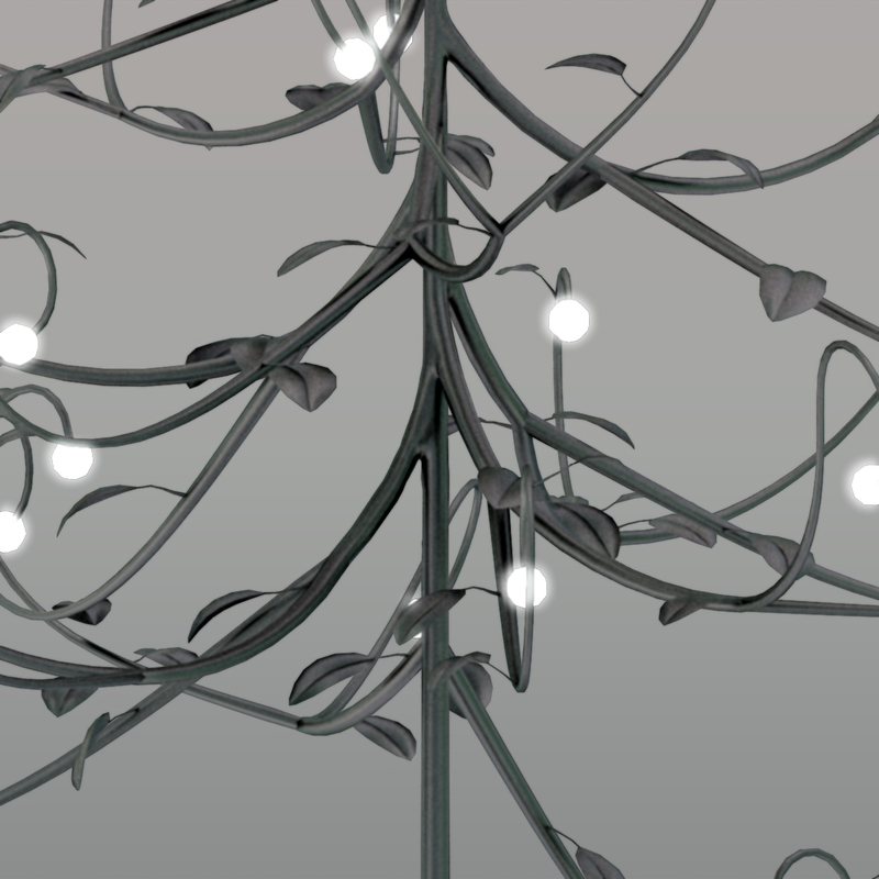 floor lamp tree 3d model