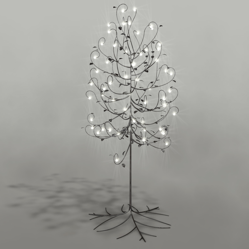 floor lamp tree 3d model