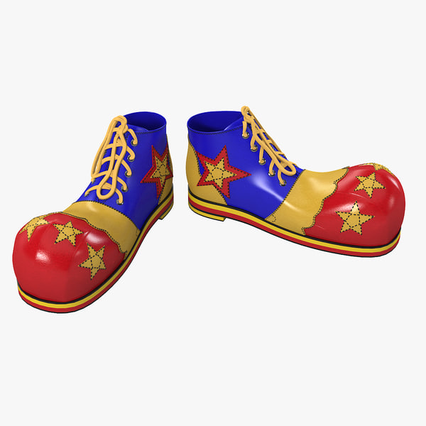 3dsmax clown shoes