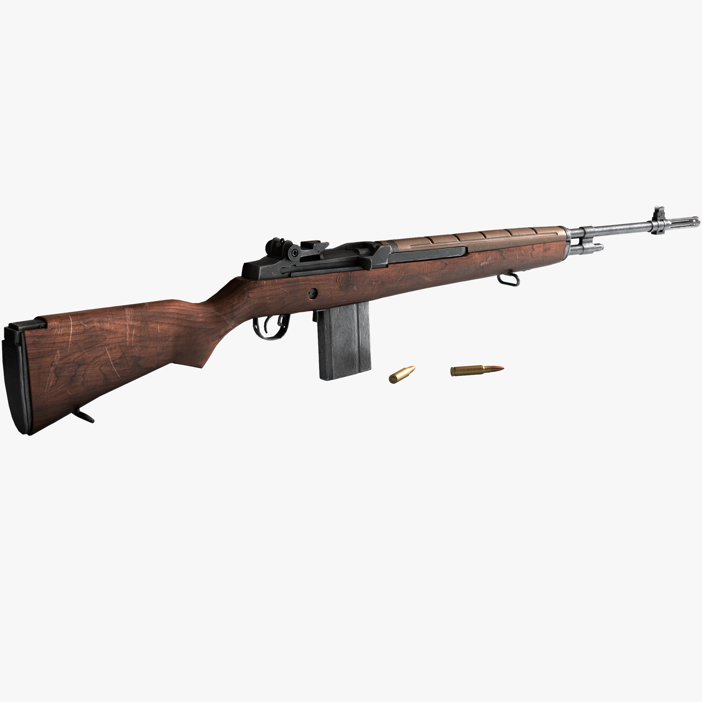 3dsmax m1a rifle