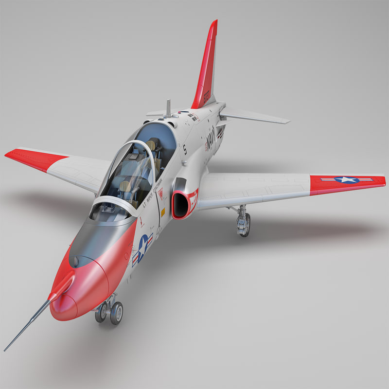 3d model mcdonnell douglas t-45 goshawk