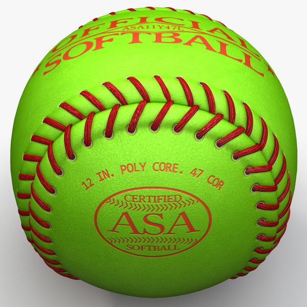 3ds max softball ball