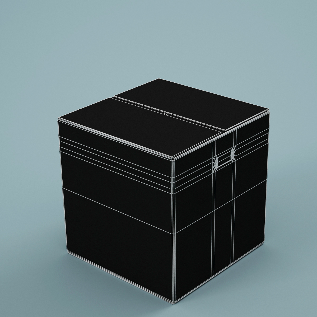 cardboard box 3d max