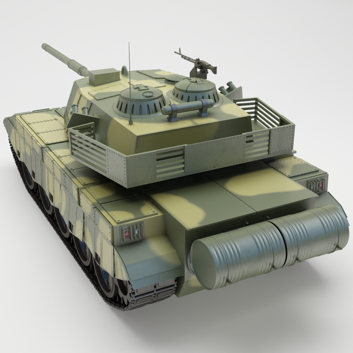 al-zarrar pakistan main battle tank 3d 3ds