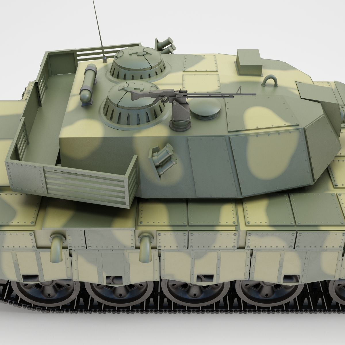 al-zarrar pakistan main battle tank 3d 3ds