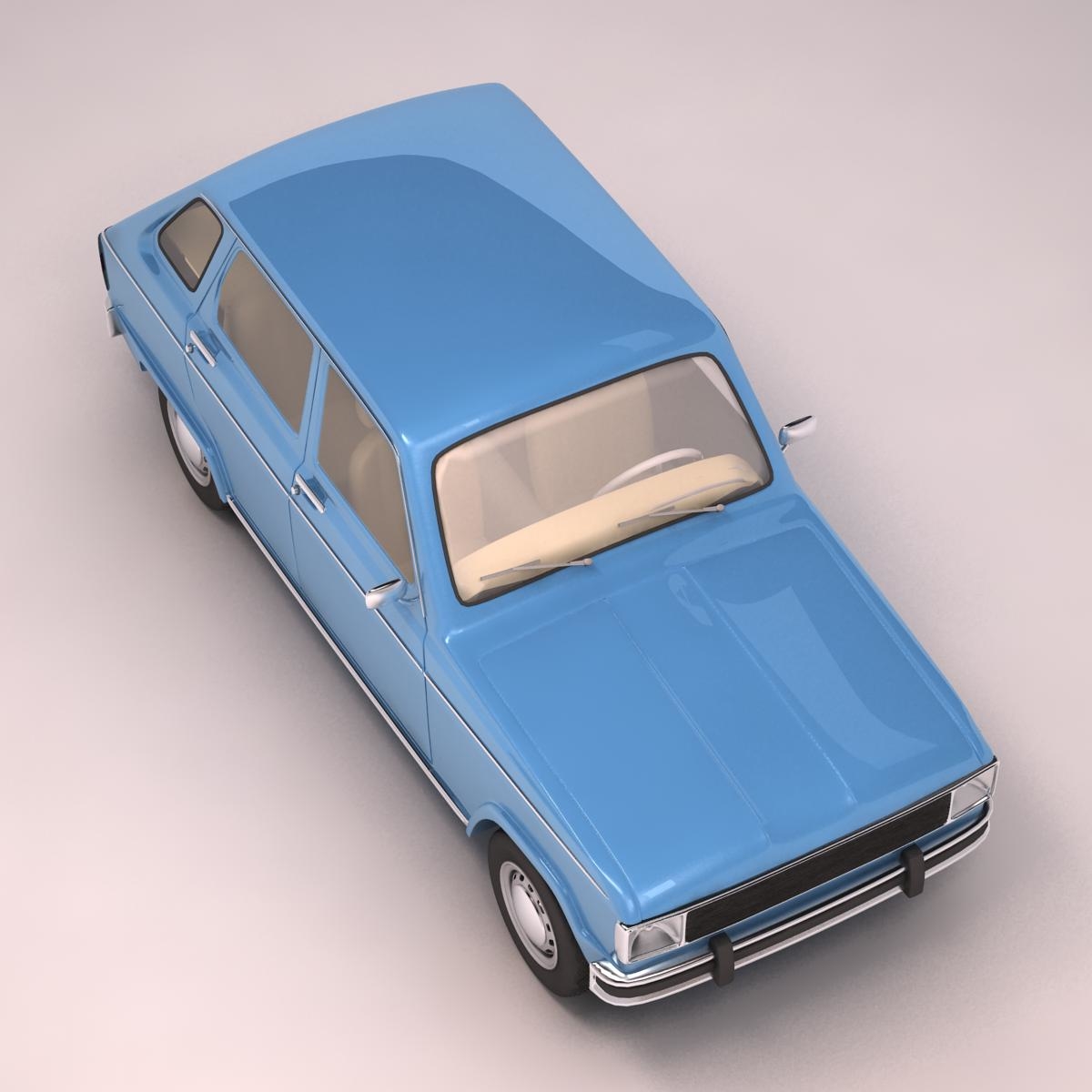 3d model renault 6
