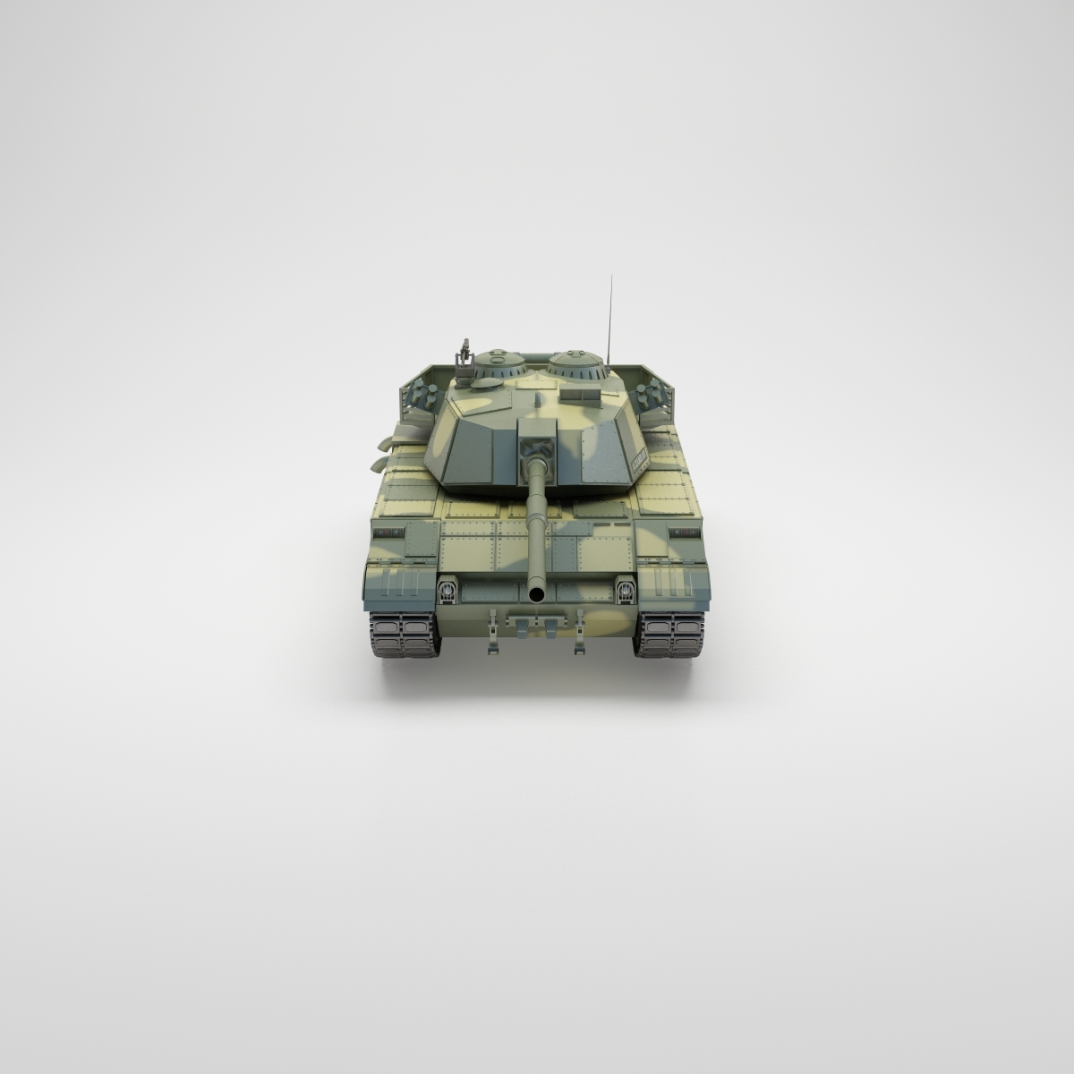al-zarrar pakistan main battle tank 3d 3ds