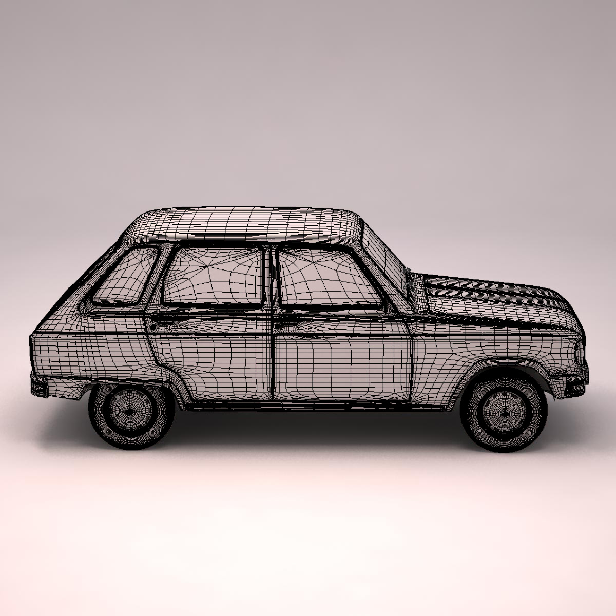 3d model renault 6