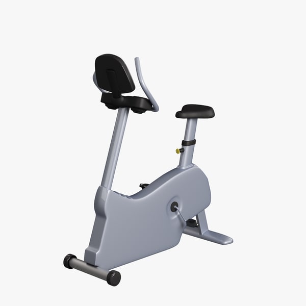exercise bike 3d model