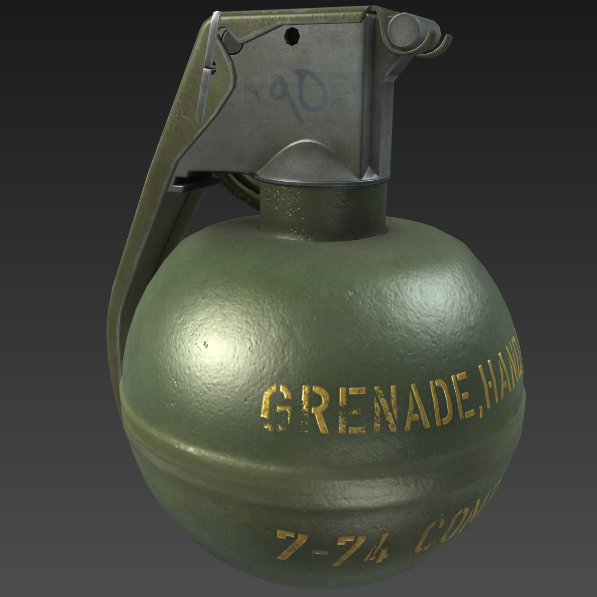 3d m67 grenade