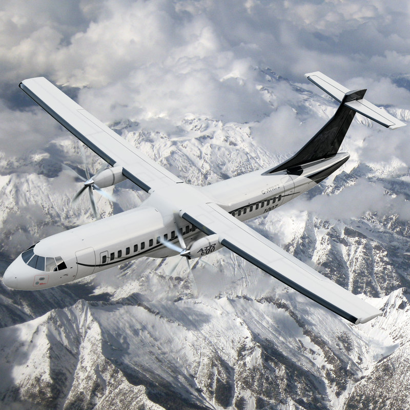 3d atr airplane model