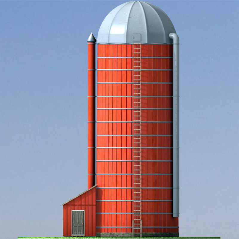 farm silo model