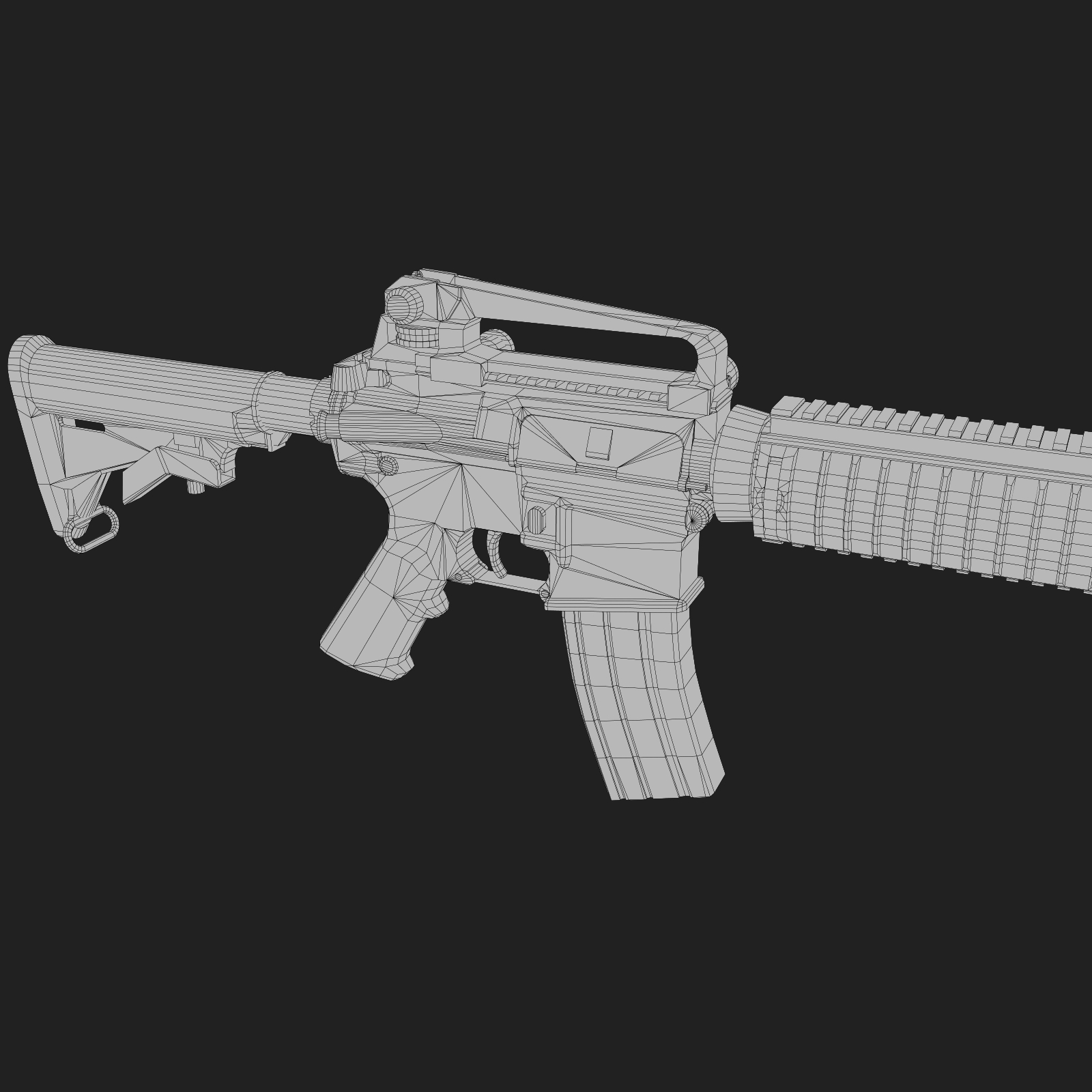 m16a4 m16 3d max