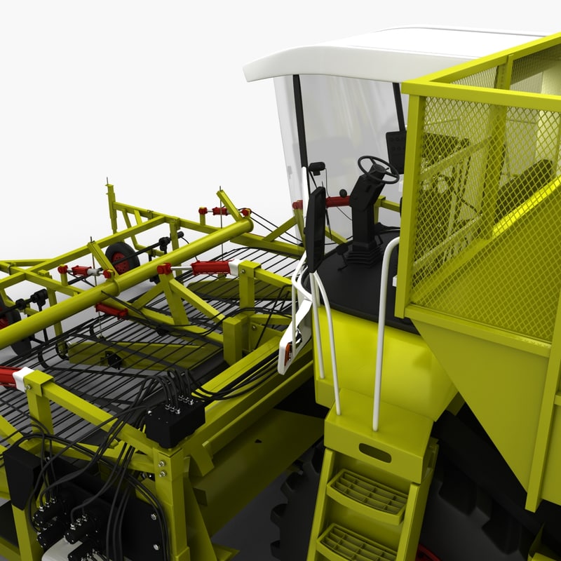 combine claas 3d model