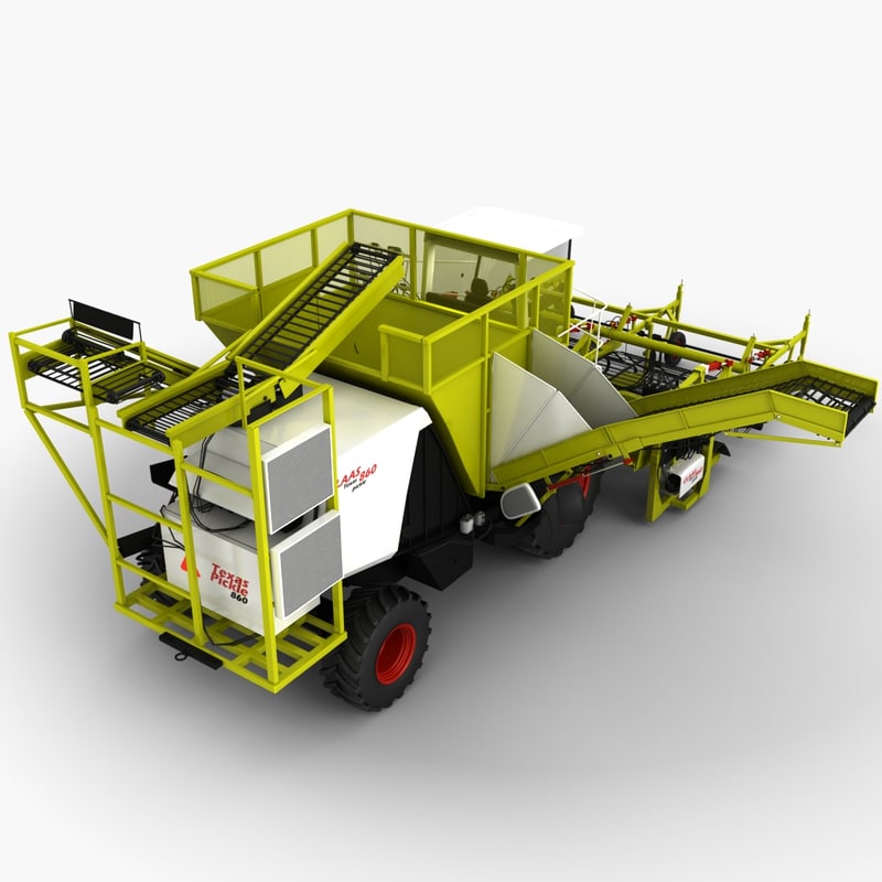combine claas 3d model