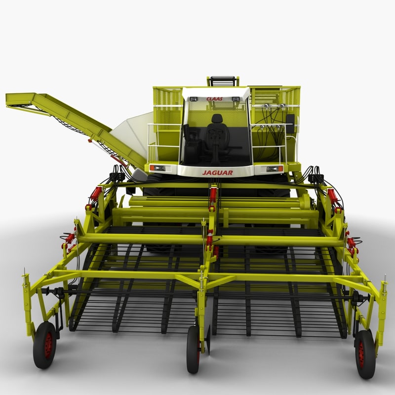 combine claas 3d model