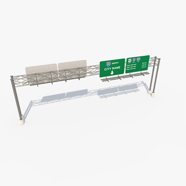highway sign freeway dxf